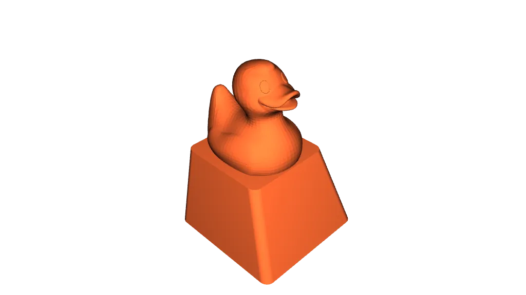 Rubber duck keycap by SEETHISGIRLGO | Download free STL model ...