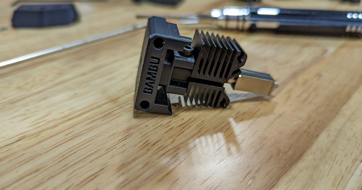Mini Stealth Burner - Bambu Lab Hot End Mount by 3dKaos | Download free ...