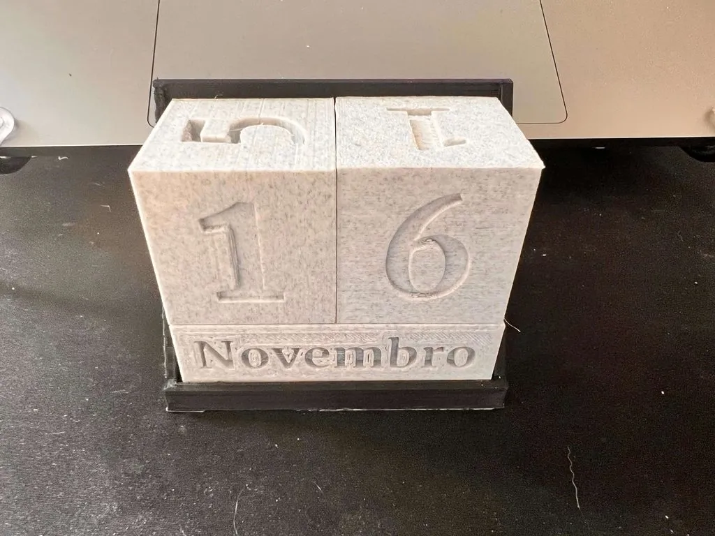 Cube Calendar by Accorsi | Download free STL model | Printables.com