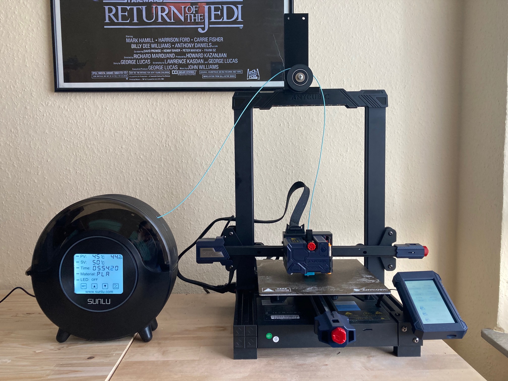 Filament guide with bearing for Anycubic Kobra by Bene | Download free STL model | Printables.com