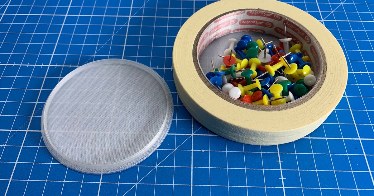 push pin box by Emdarion | Download free STL model | Printables.com