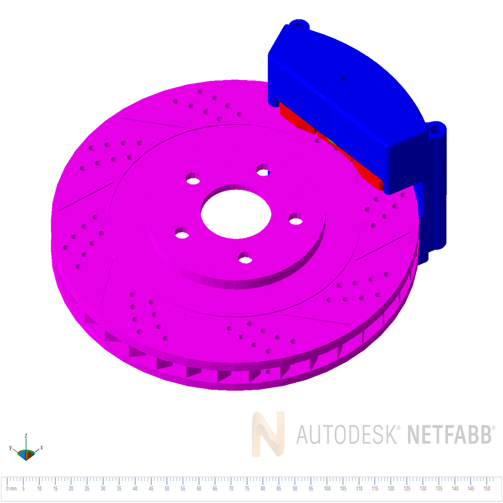 Disk brake C2 by theidd | Download free STL model | Printables.com
