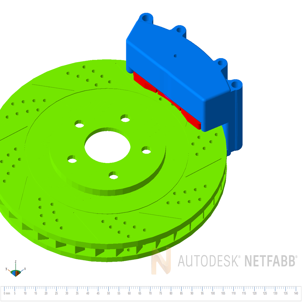 Disk brake C2 by theidd | Download free STL model | Printables.com