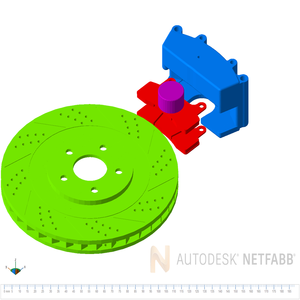 Disk brake C2 by theidd | Download free STL model | Printables.com