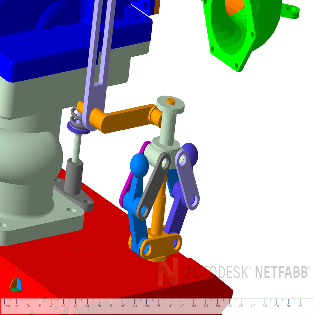 Lift Frame for Bohaboy-Haas Poppet Valve Steam Engine by theidd ...