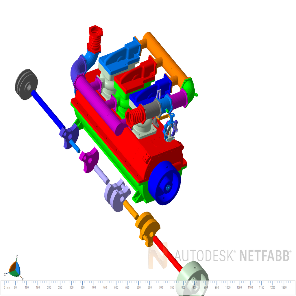 Lift Frame for Bohaboy-Haas Poppet Valve Steam Engine by theidd ...