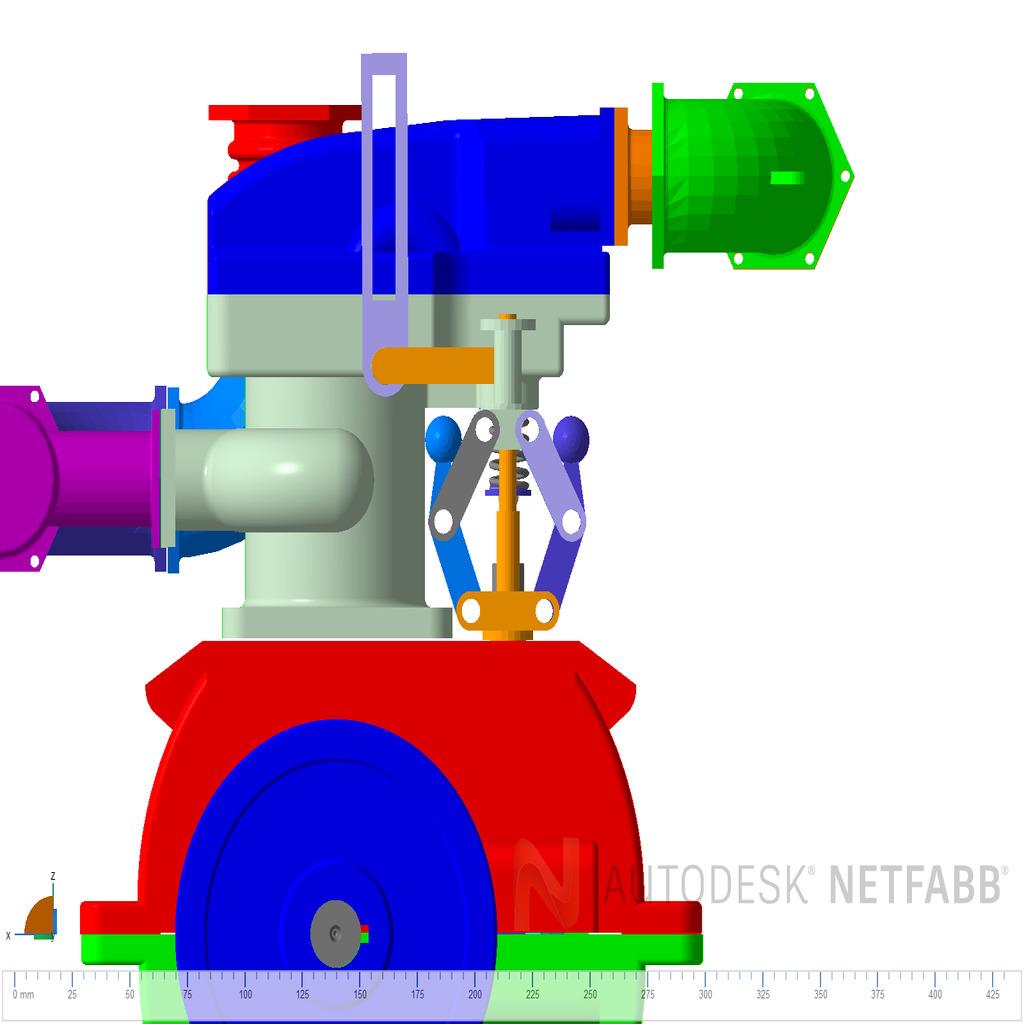 Lift Frame for Bohaboy-Haas Poppet Valve Steam Engine by theidd ...