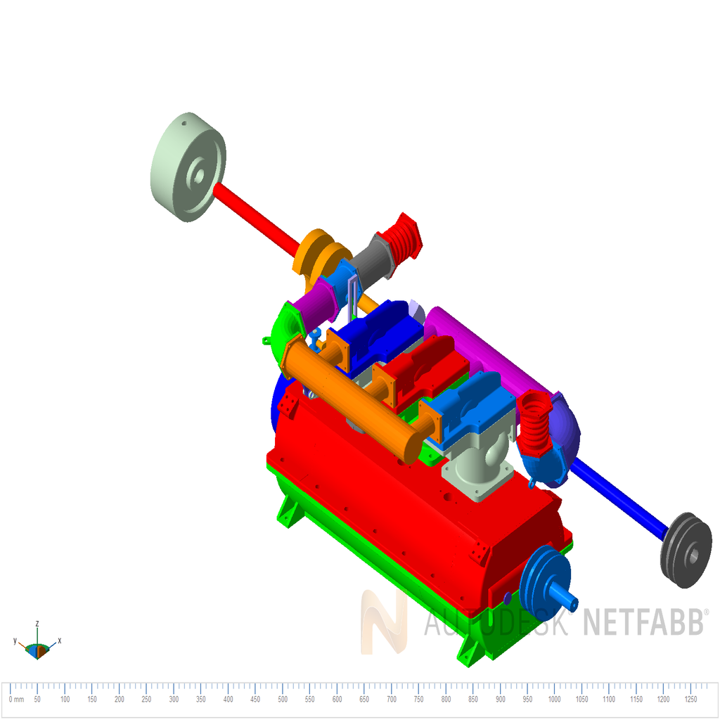 Lift Frame for Bohaboy-Haas Poppet Valve Steam Engine by theidd ...
