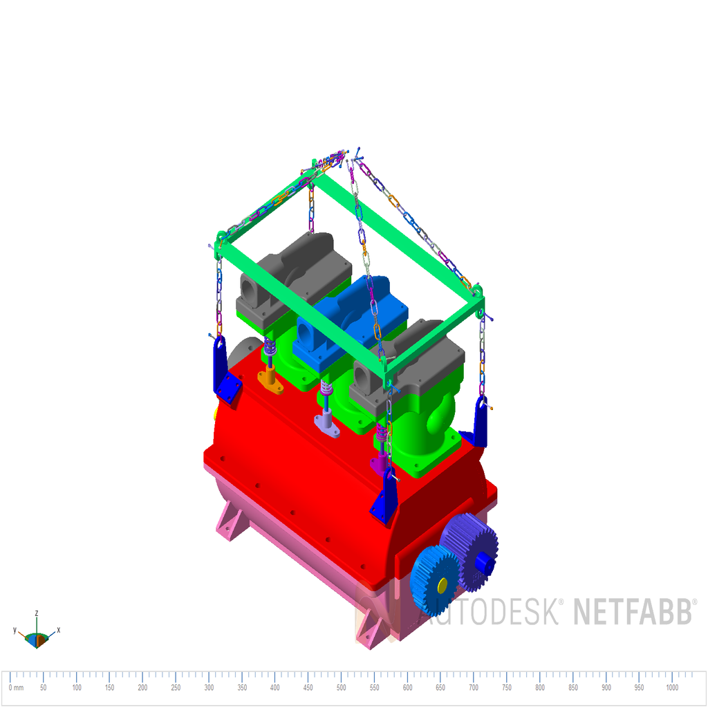 Lift Frame for Bohaboy-Haas Poppet Valve Steam Engine by theidd ...