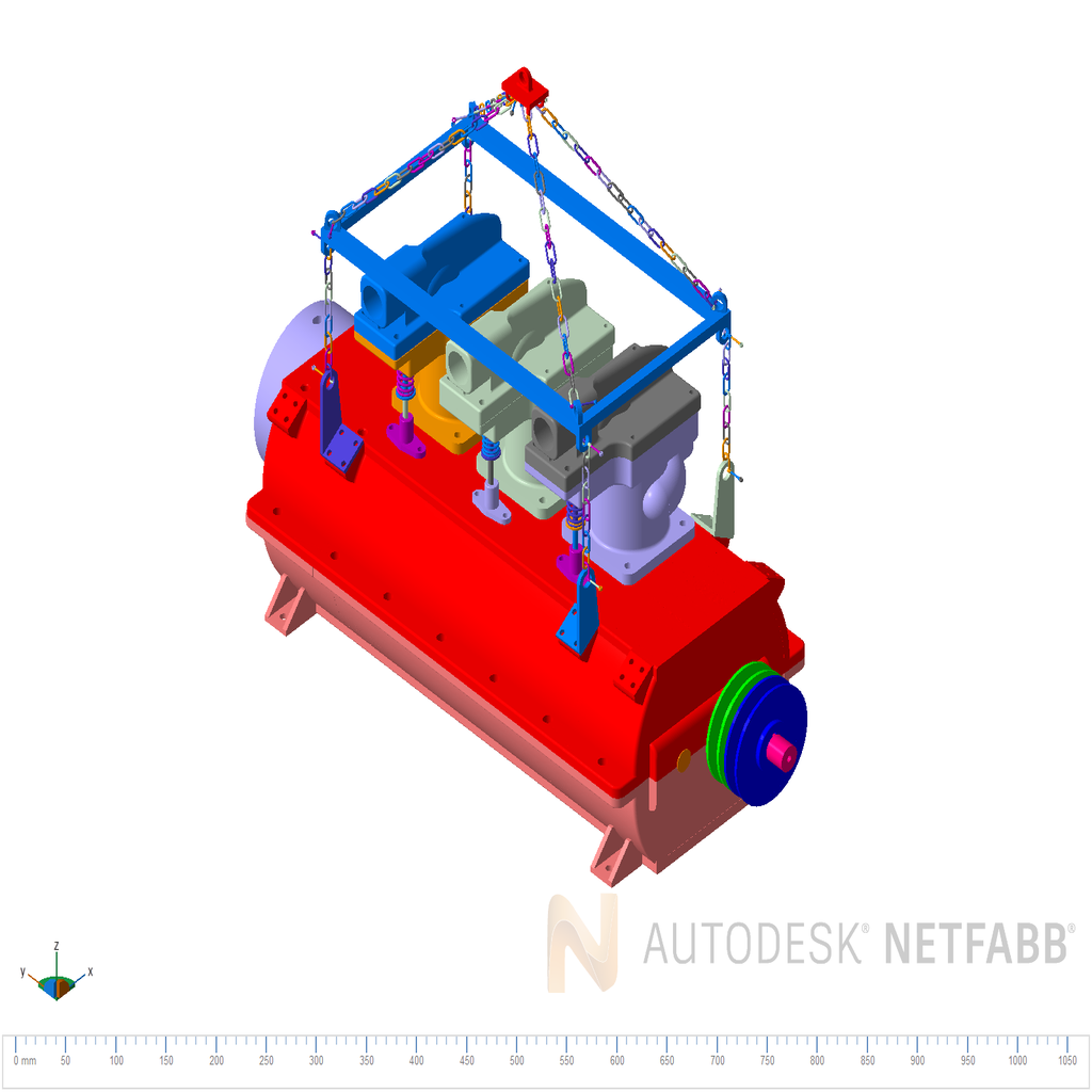 Lift Frame for Bohaboy-Haas Poppet Valve Steam Engine by theidd ...