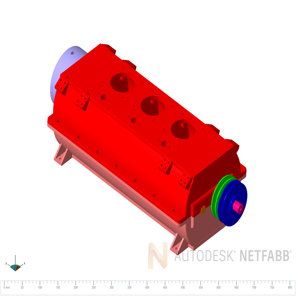 Lift Frame for Bohaboy-Haas Poppet Valve Steam Engine by theidd ...