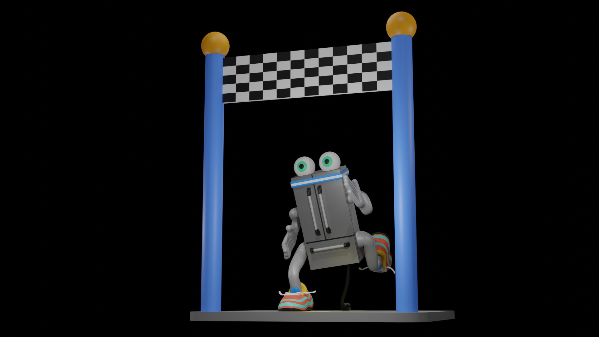 The Running Refrigerator by Scenestruck Art | Download free STL model ...