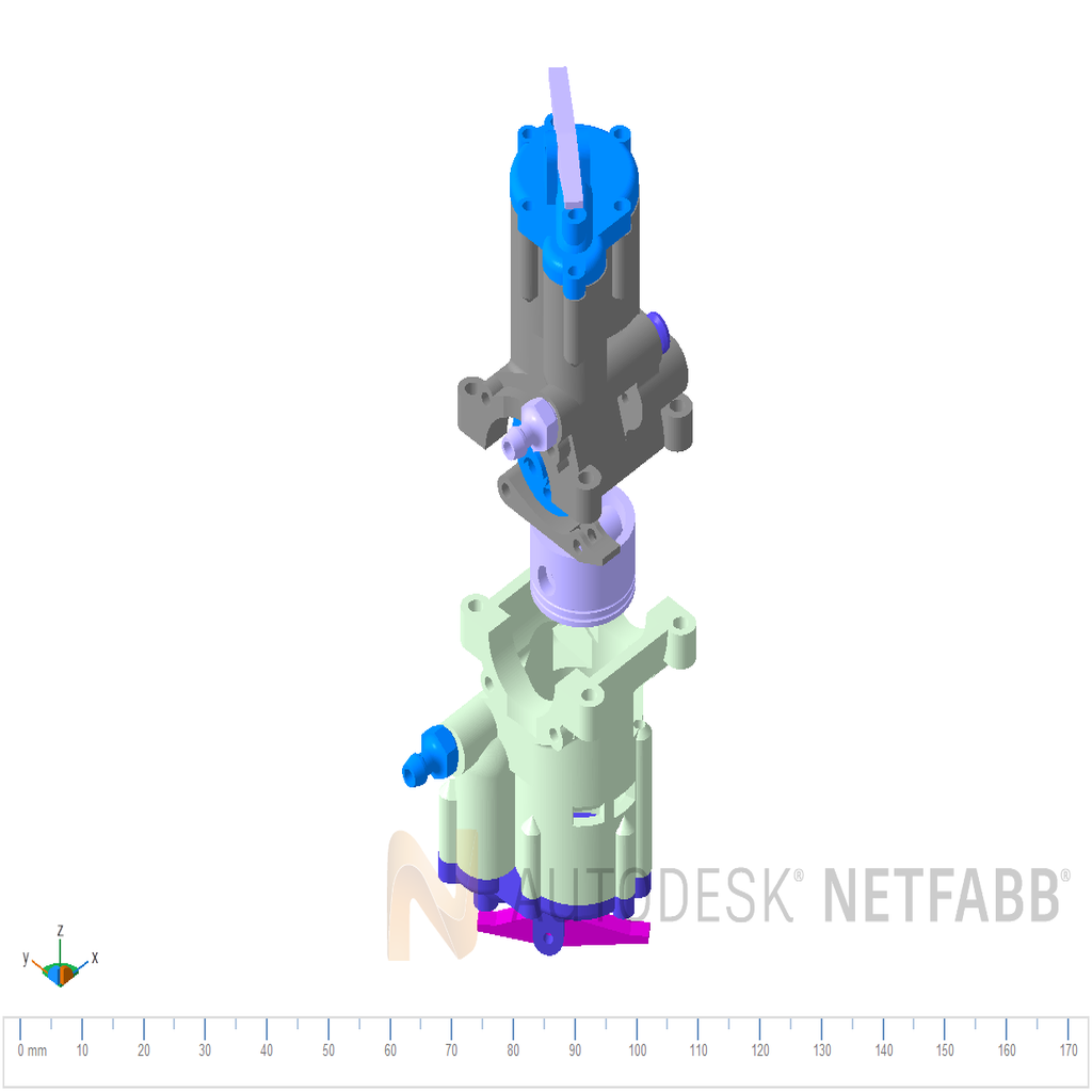 compressed air engine Modular MOD by theidd | Download free STL model ...
