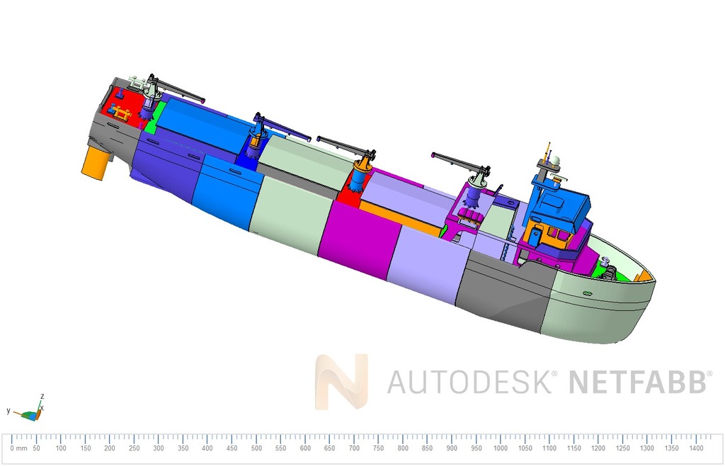 Utility Ship ADD ON by theidd | Download free STL model | Printables.com