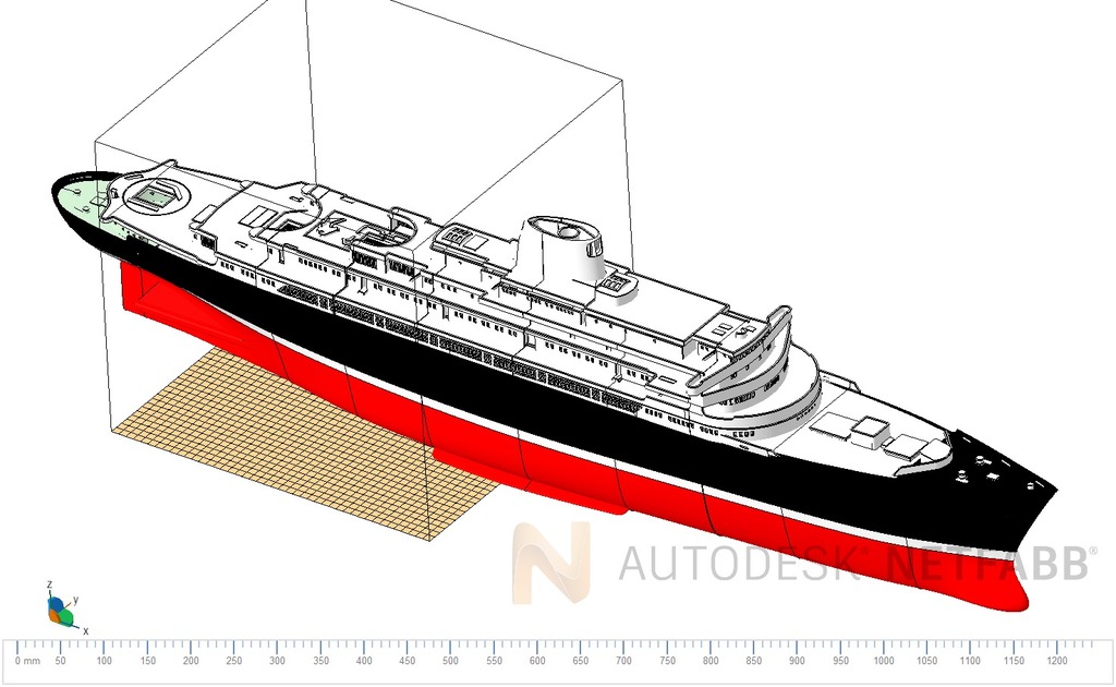 Andrea Doria superstructure by theidd | Download free STL model | Printables.com