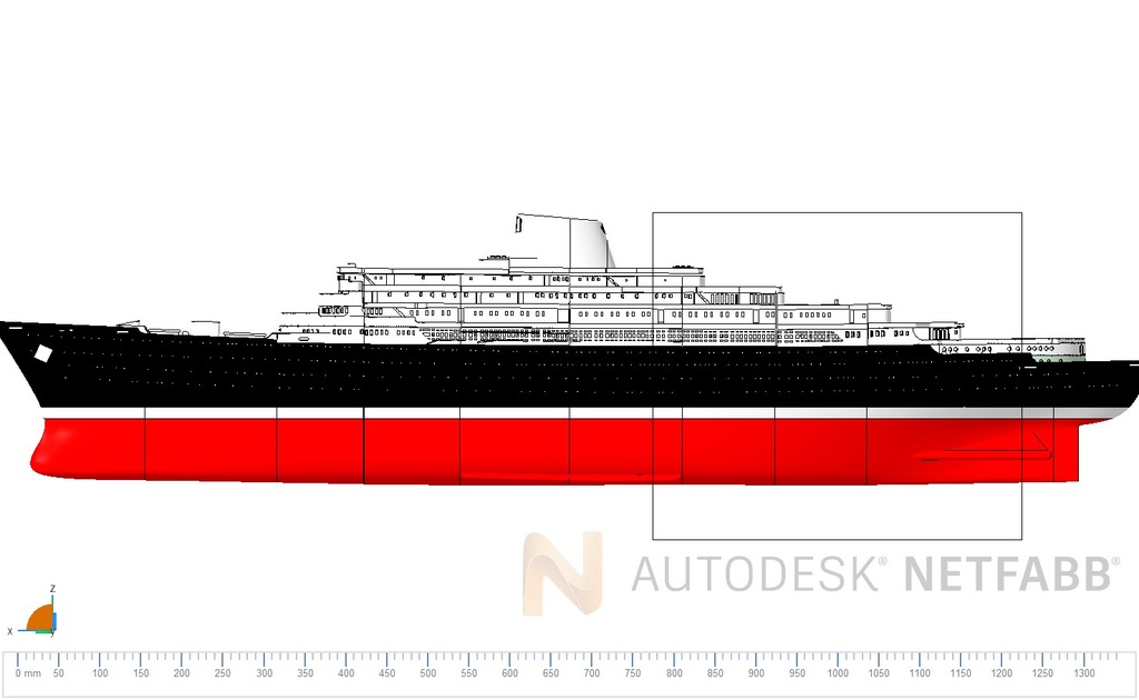Andrea Doria superstructure by theidd | Download free STL model ...