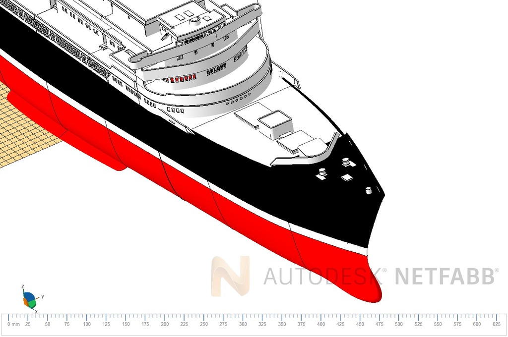 Andrea Doria superstructure by theidd | Download free STL model | Printables.com