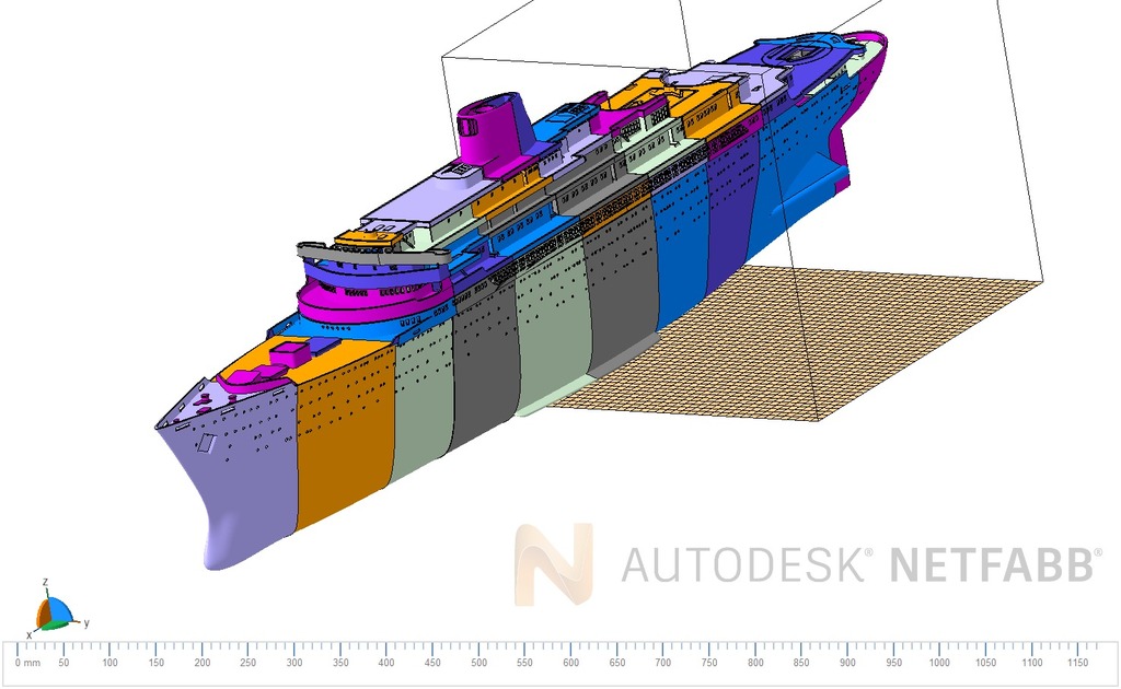 Andrea Doria superstructure by theidd | Download free STL model ...
