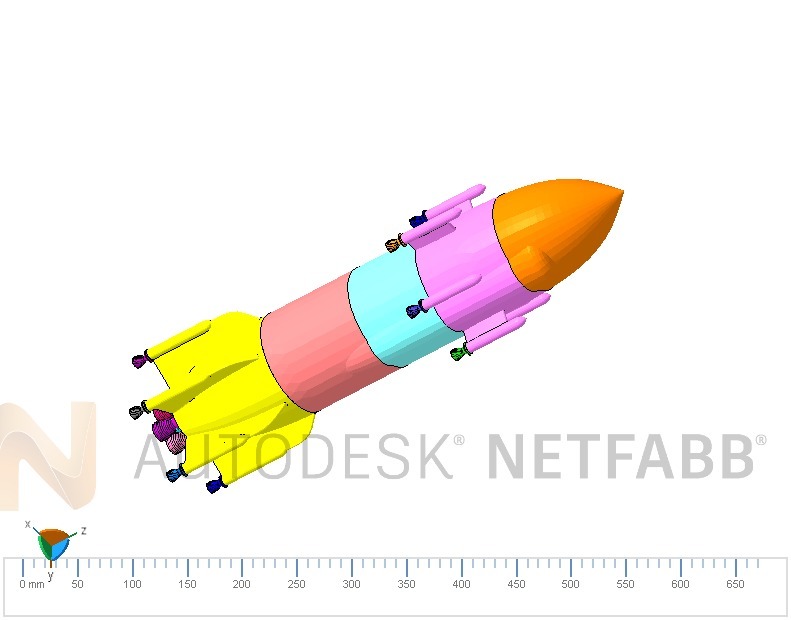 ROCKET SHIP by theidd | Download free STL model | Printables.com