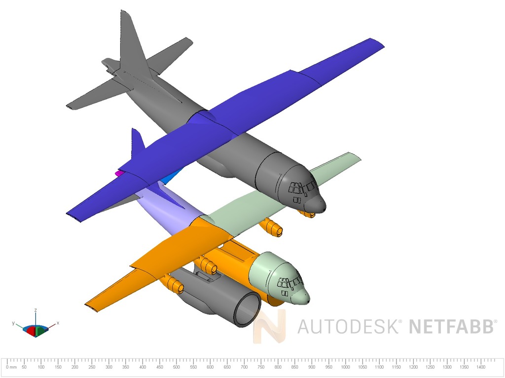 Hercules_RC for EMAX CF 2822 MOTORS WING SPAN 1270.40 MM by theidd ...