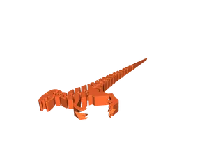 Flexi Raptor key chane by taylor | Download free STL model | Printables.com