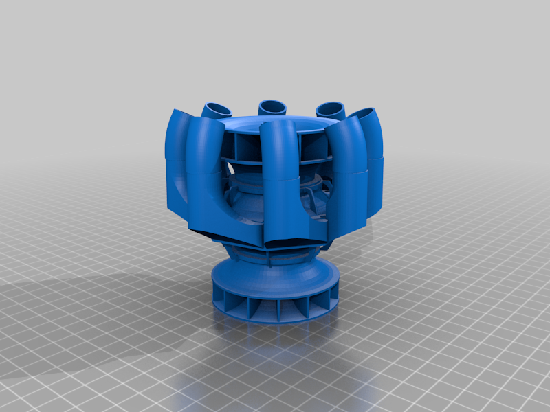 Jet_Engine_compressor_stadeg by theidd | Download free STL model ...
