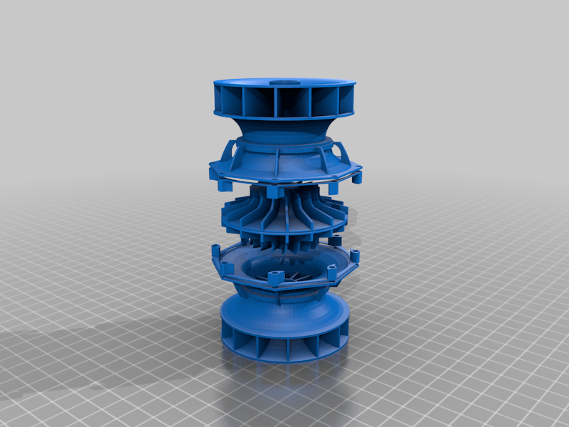 Jet_Engine_compressor_stadeg by theidd | Download free STL model ...