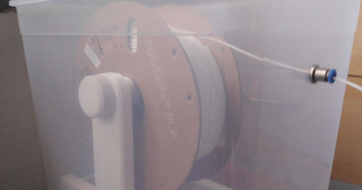 Ikea Box Filament Holder by Eurobenzin | Download free STL model ...