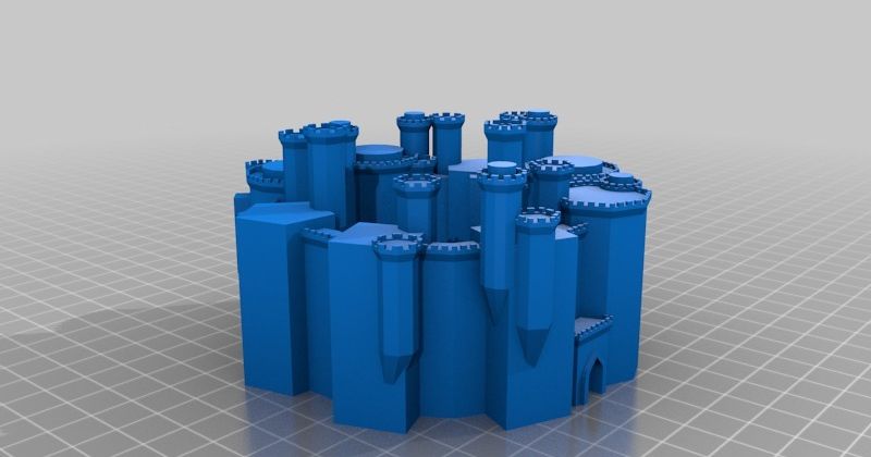My Customized Medieval Fortress Generator by theidd | Download free STL ...