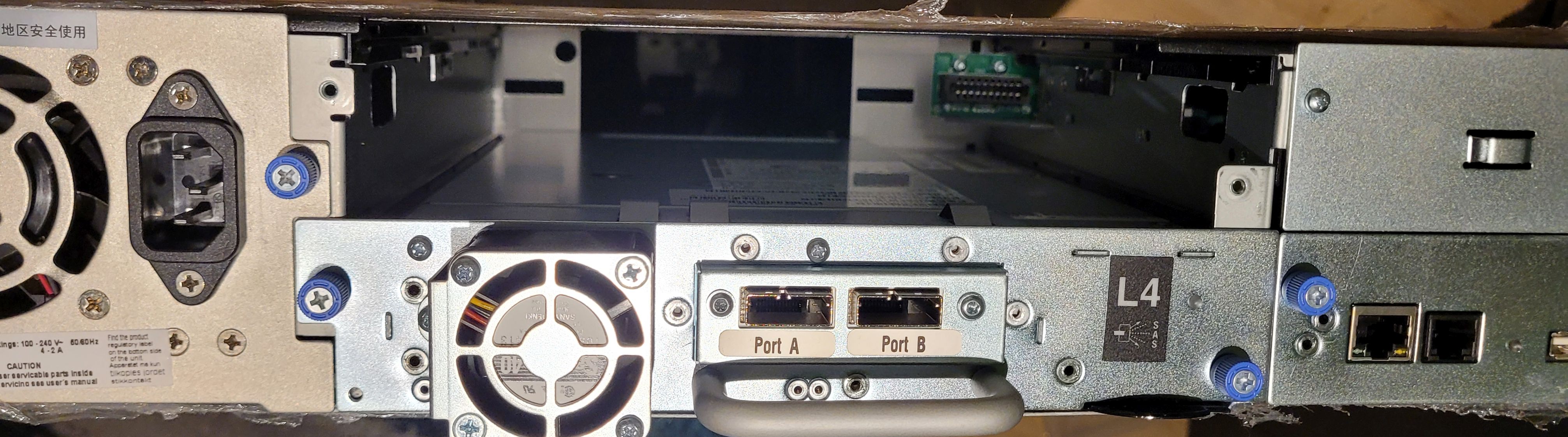 LTO Tape Drive Cover Plate - Dell Powervault or HPE StoreEver by ...