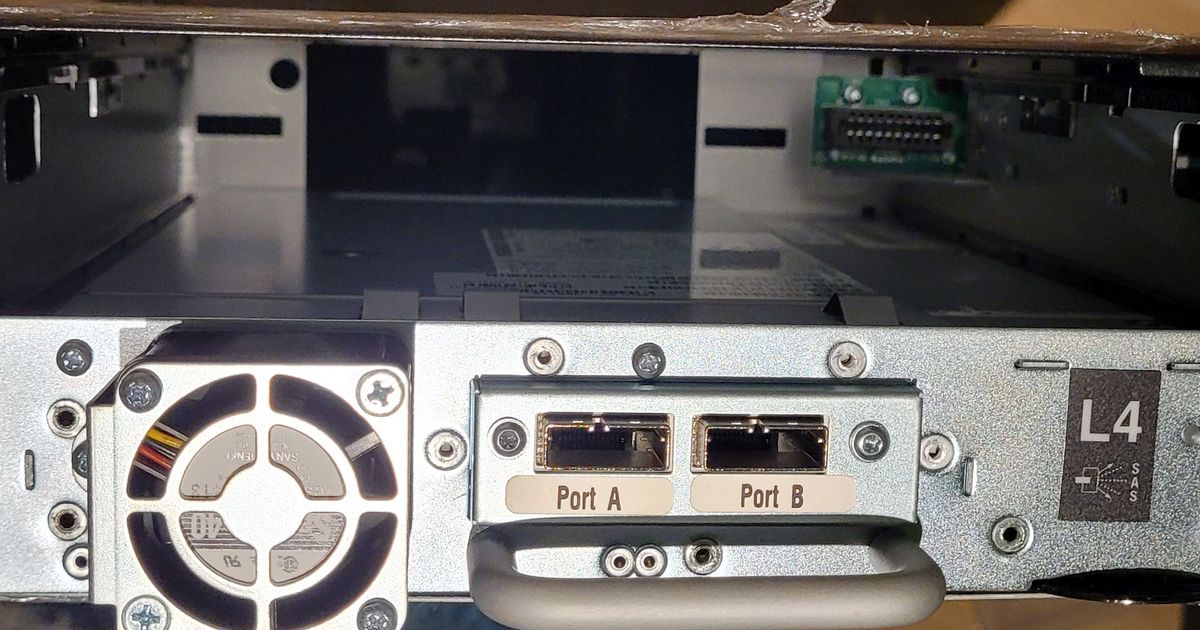 LTO Tape Drive Cover Plate - Dell Powervault or HPE StoreEver by ...