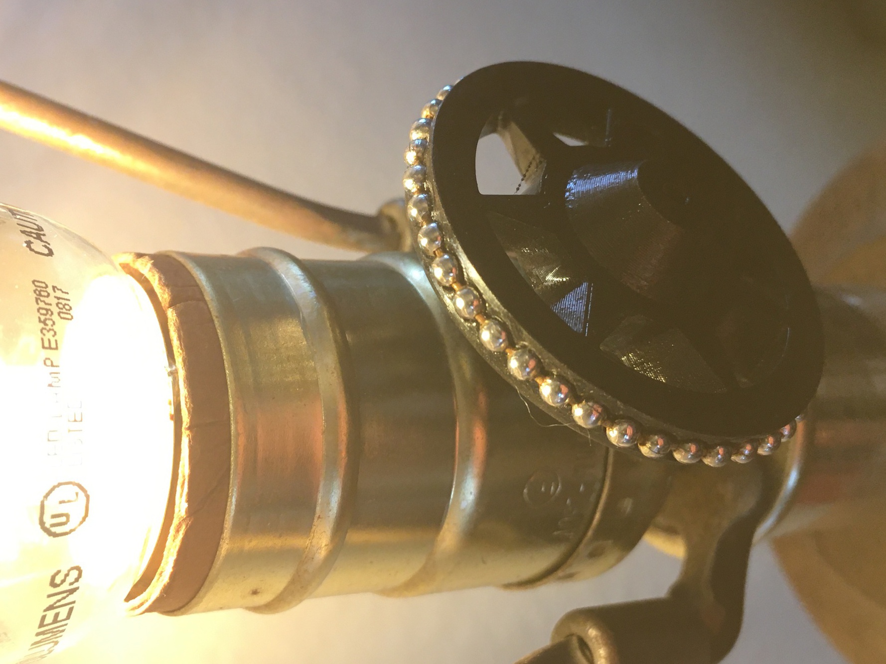 Industrial Steampunk Lamp or Drawer Knob by RyanR | Download free STL ...