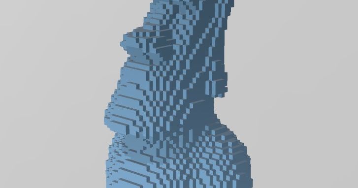 Blocky Moai by Utku | Download free STL model | Printables.com