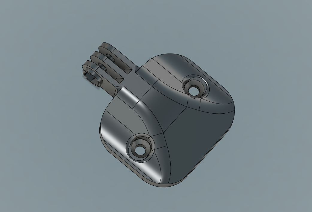 DNL Longboard GoPro mount by Danol | Download free STL model ...