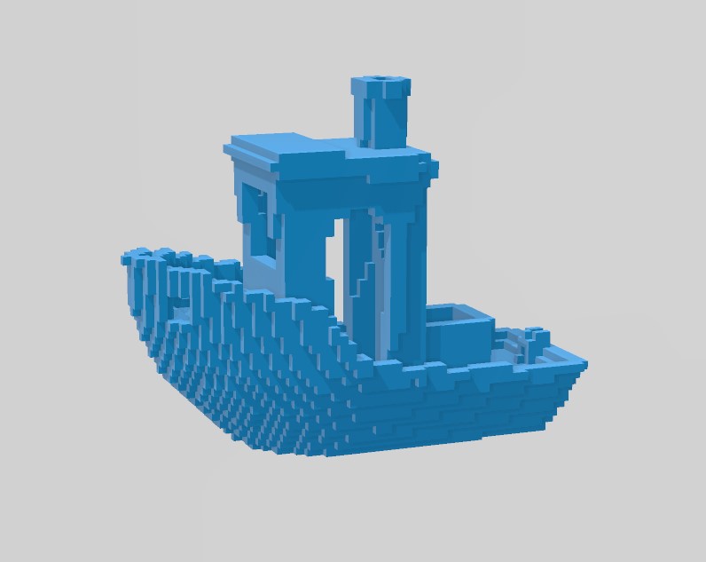 Blocky Benchy by Utku | Download free STL model | Printables.com