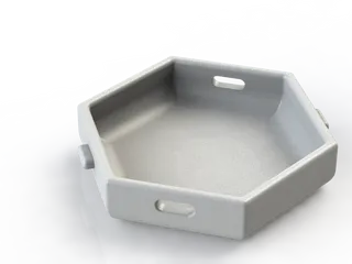 Key tray - Hexagonal by Esteban CHARDONNET | Download free STL model ...