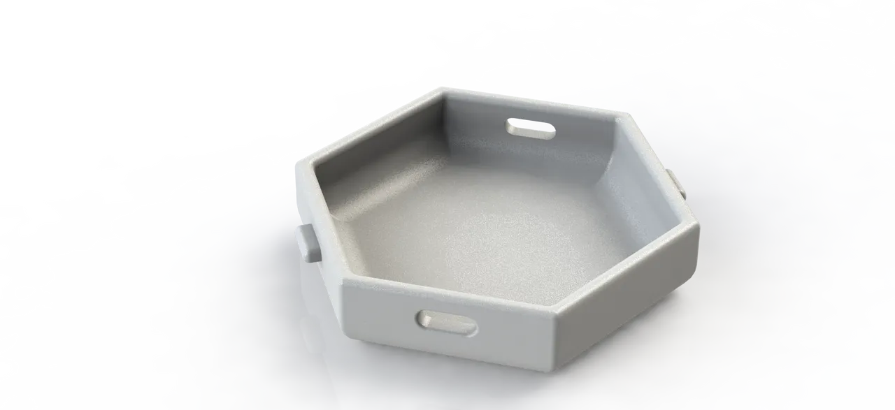 Key tray - Hexagonal by Esteban CHARDONNET | Download free STL model ...