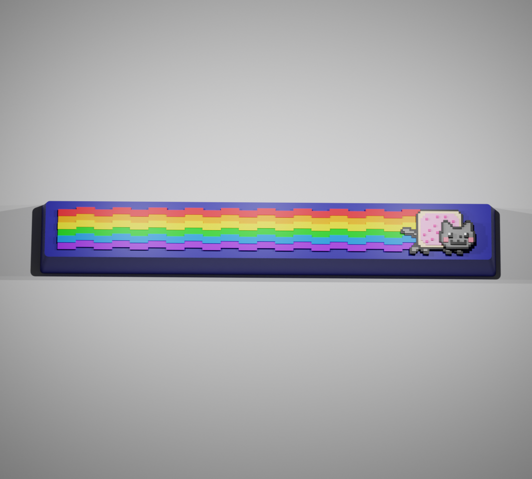 Nyan Cat Spacebar Keycap by Xander | Download free STL model ...
