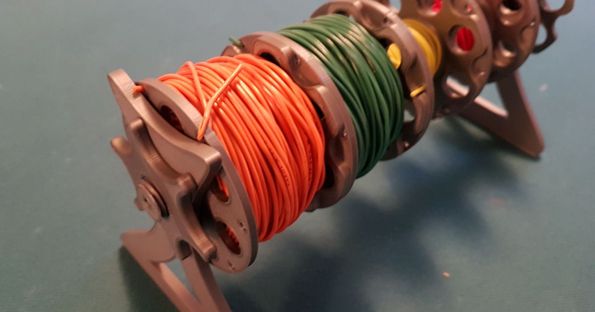 Wire Spool (modular) by sonicx | Download free STL model | Printables.com