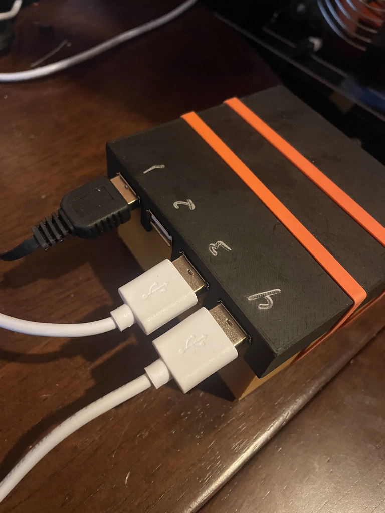 Case for 4-channel USB relay and USB power connections by Nem ...