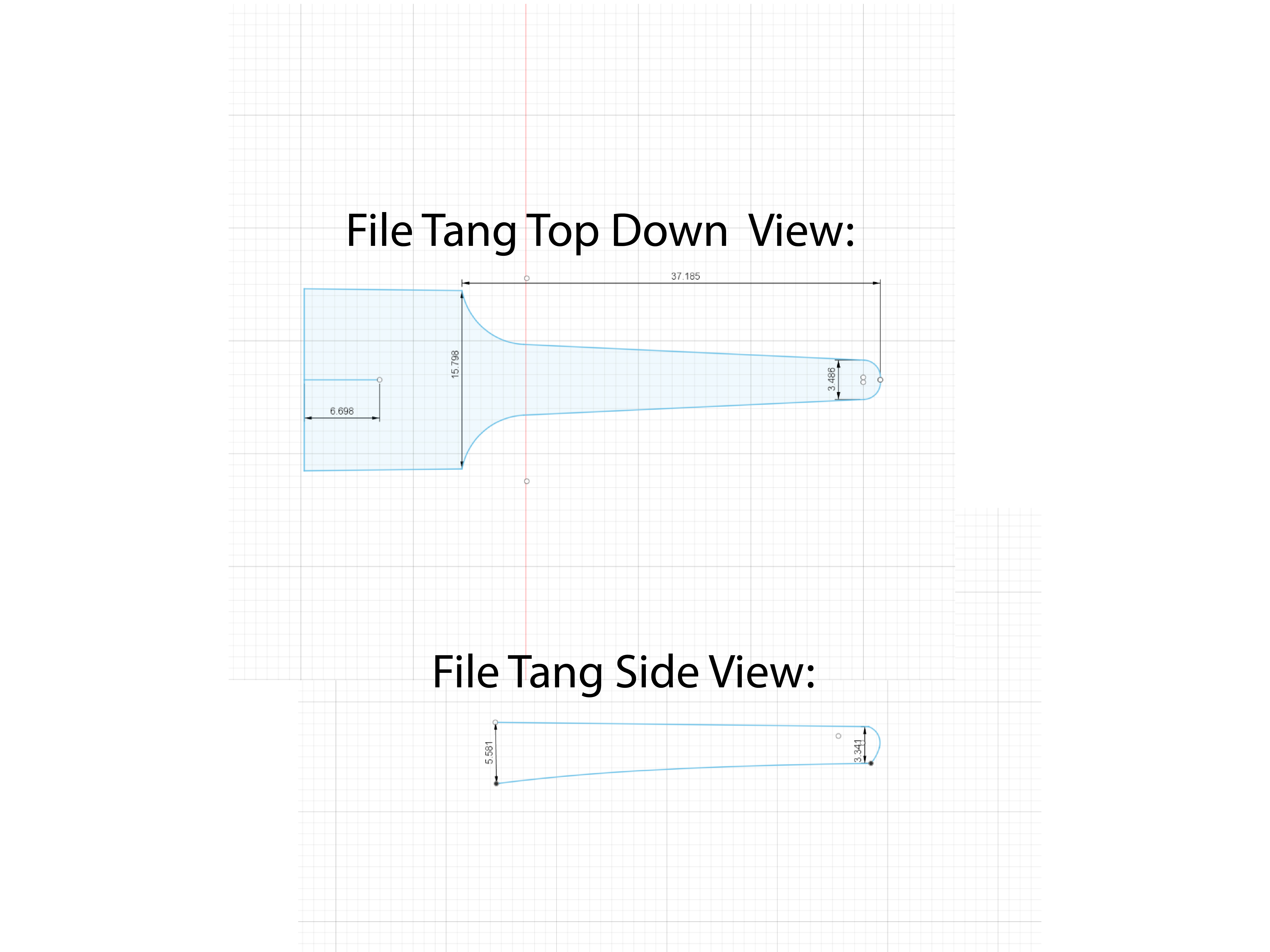 File Handle for 6 Inch Half-Round File by Paul | Download free STL ...