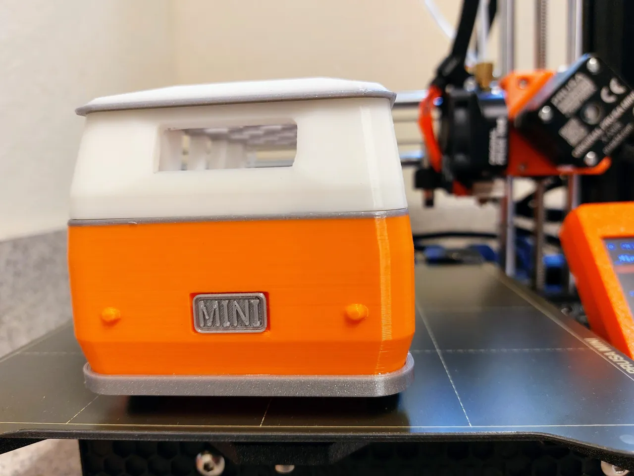 VW Bus Marker or Tool Holder with Working Wheels (optimized for Prusa ...