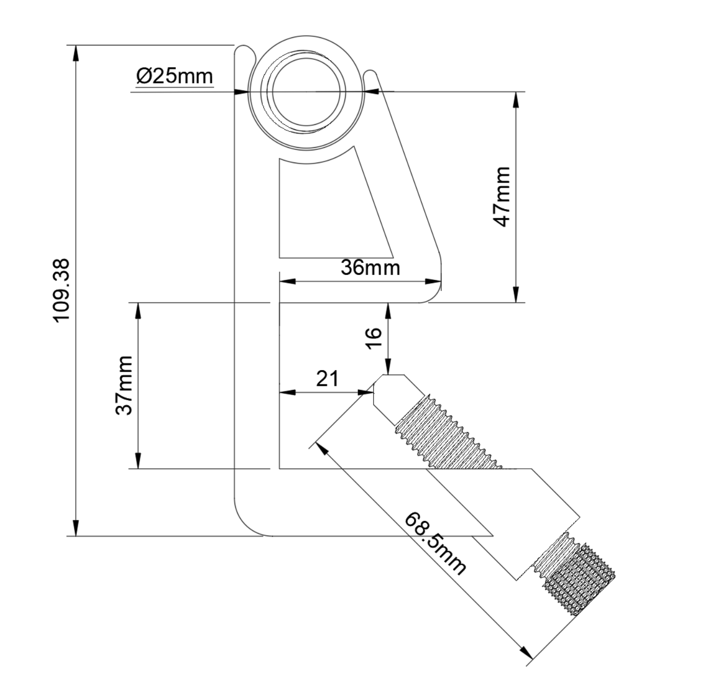 Filament Spool Holder - Shelf Adapter - Fits Tribesigns Desk Shelf by ...