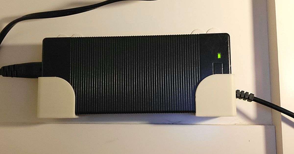 Vsett charger block mount command strip by Comrade_Zach | Download free ...