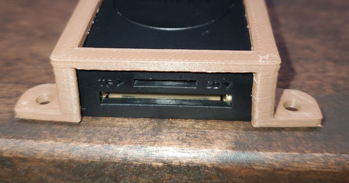 SD Card Reader underdesk mount by blazerat | Download free STL model ...