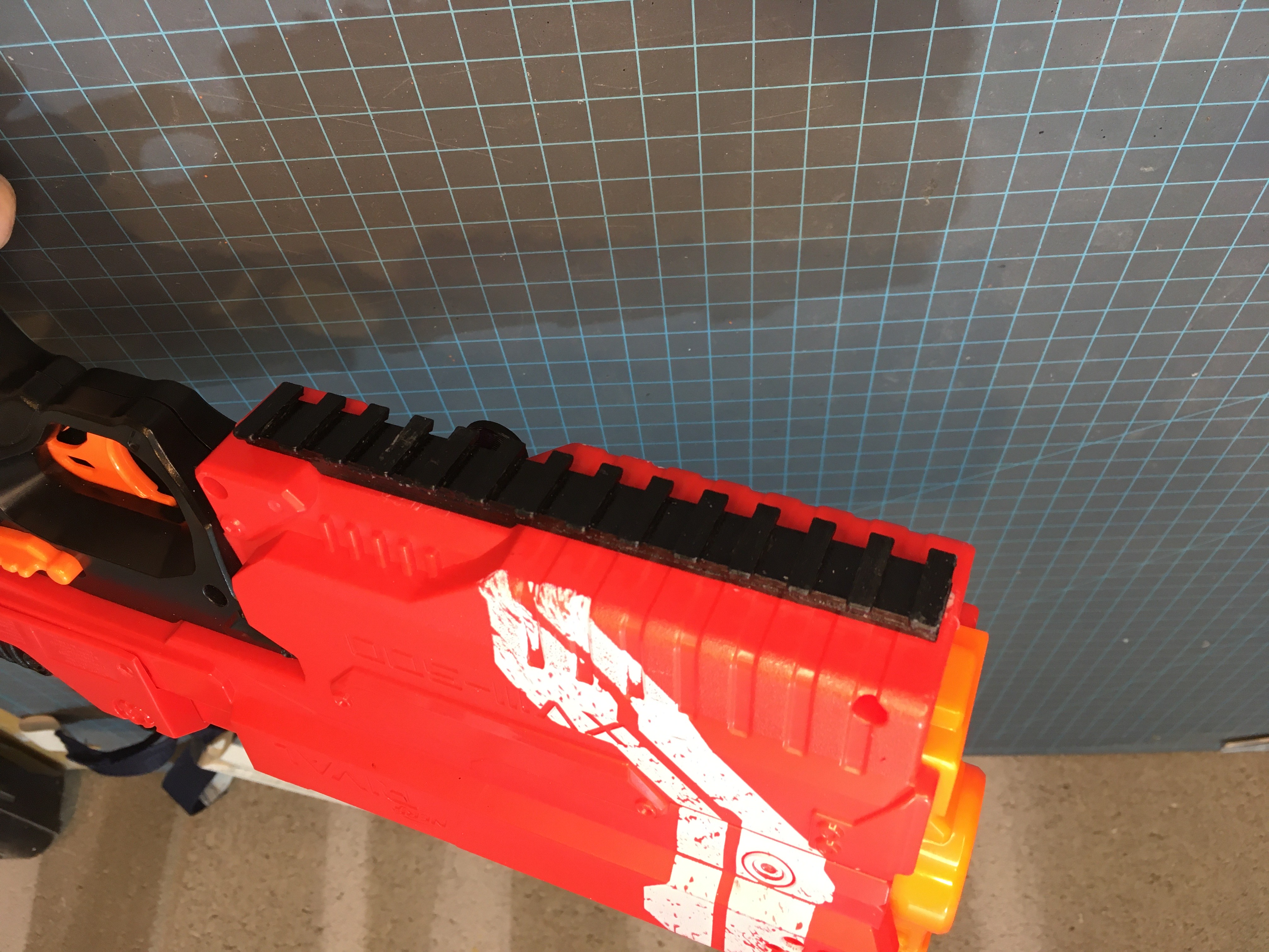 Nerf Rival Kronos Bottom Rail(Glue On) by Thompson Studios | Download ...