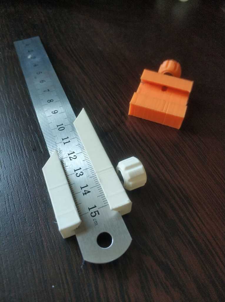 Ruler stopper by can samil ata | Download free STL model | Printables.com