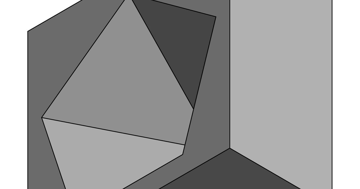 3d glass holding jig pentagon pyramid by Kiko ieKiko | Download free ...