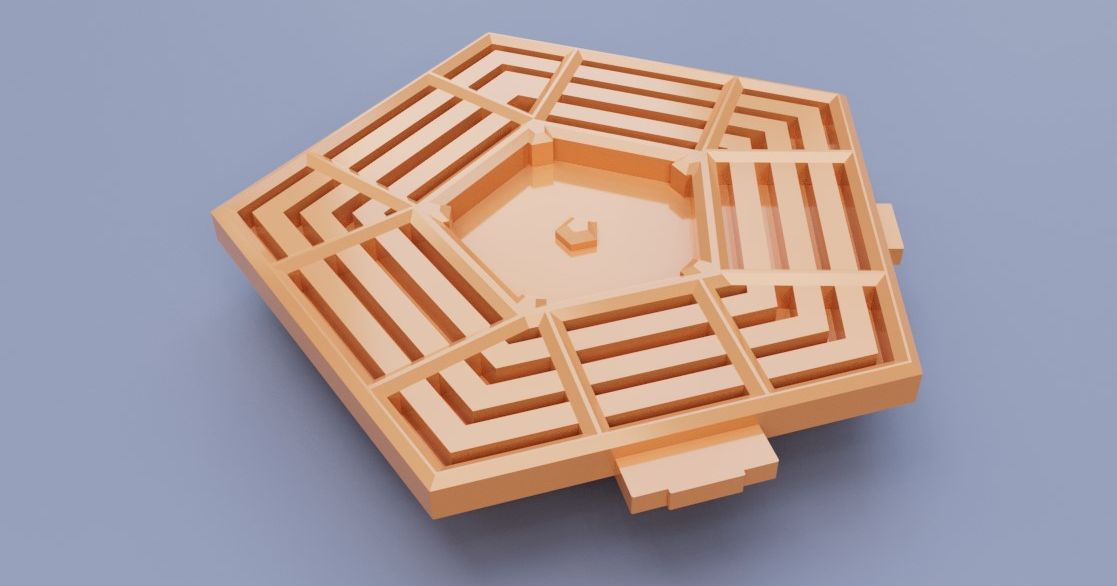 Pentagon Coaster by Ken Mills | Download free STL model | Printables.com