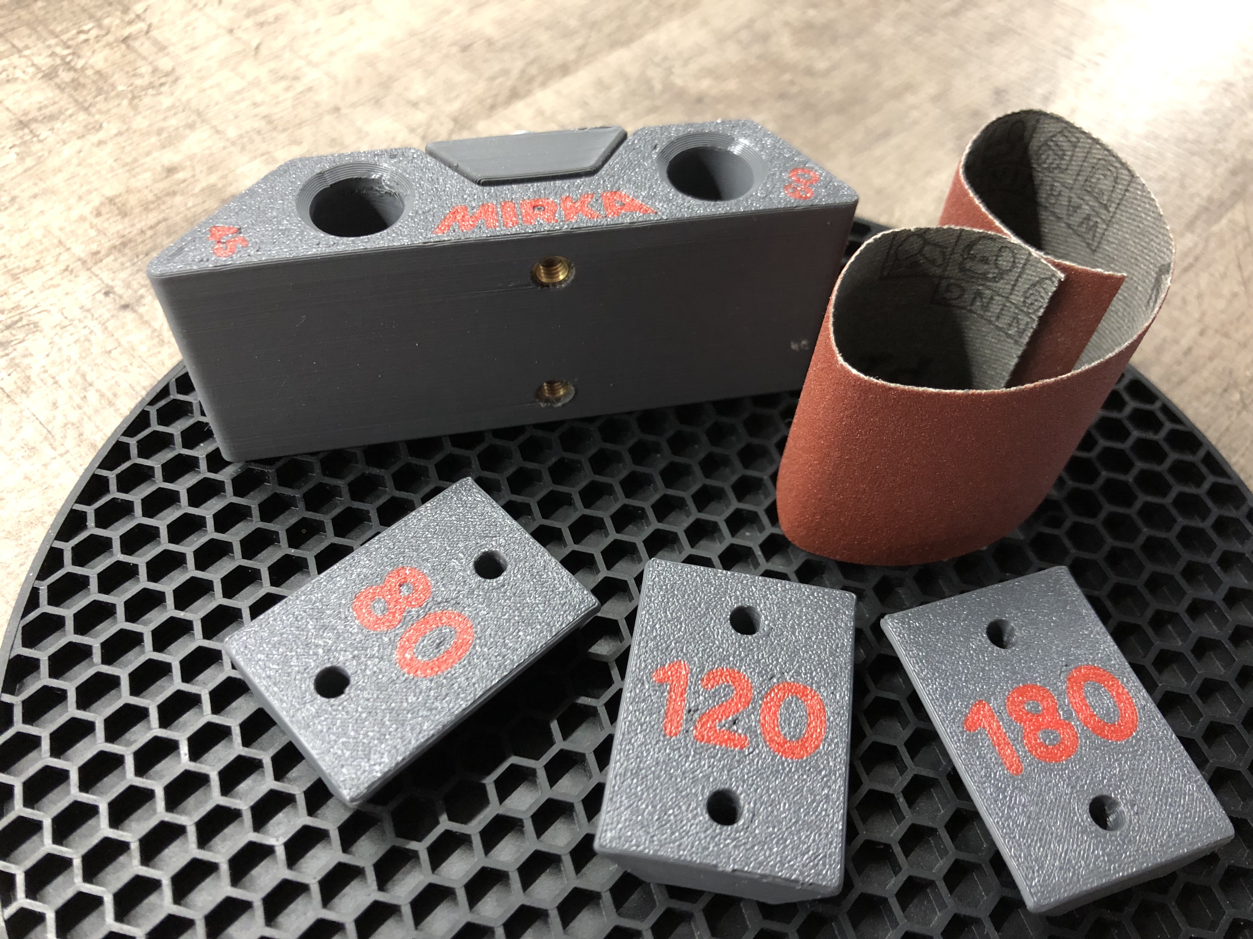 Sanding Block for 38mm wide abrasive cloth by MazaaFIN | Download free ...